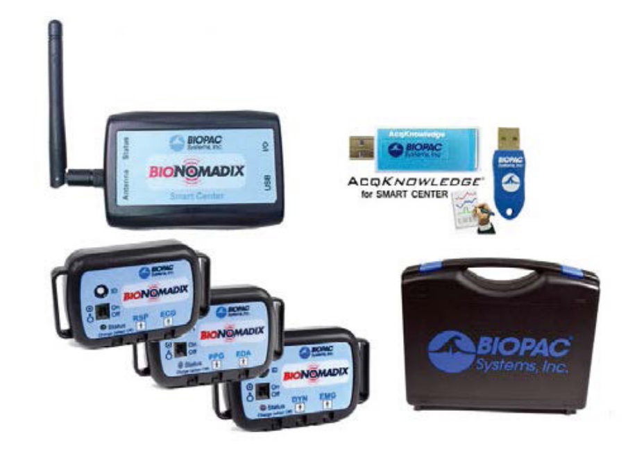 BIOPAC SmartCenter 便携无线生理记录分析系统-无线便携·多模态同步